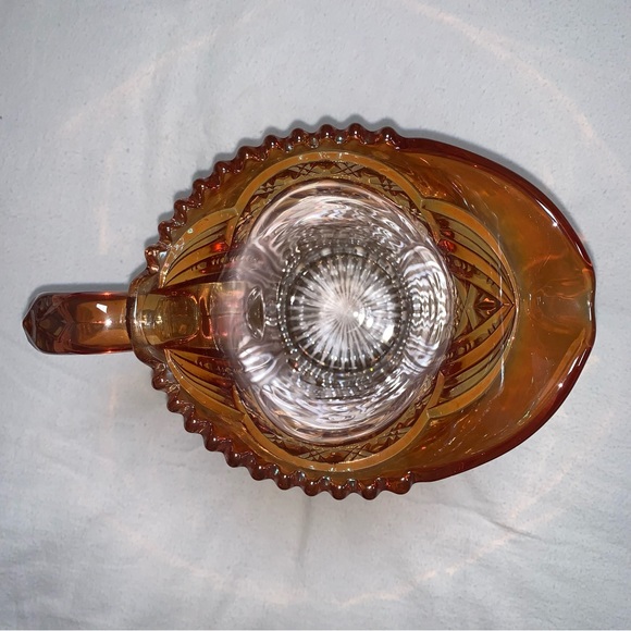 Imperial Glass | Dining | Vintage Imperial Carnival Glass Pitcher Daisy ...